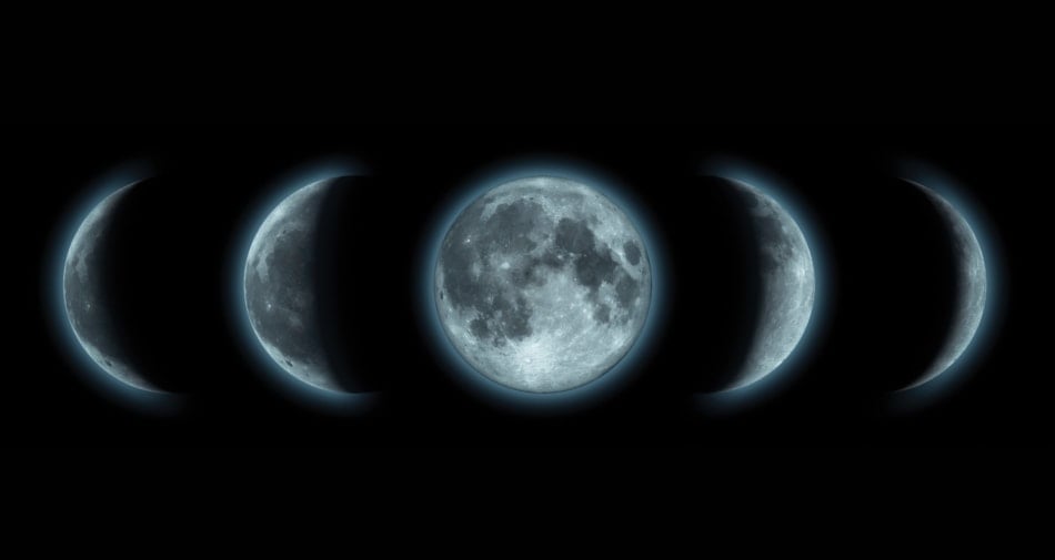 Understanding The Phases Of The Moon - Farmers' Almanac - Plan Your Day ...