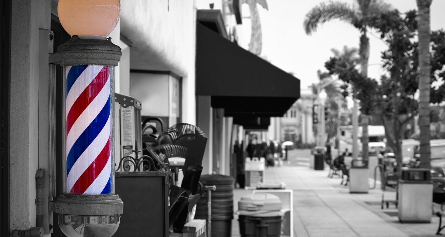 Why Are Barber Poles Red, White, and Blue? - Farmers' Almanac