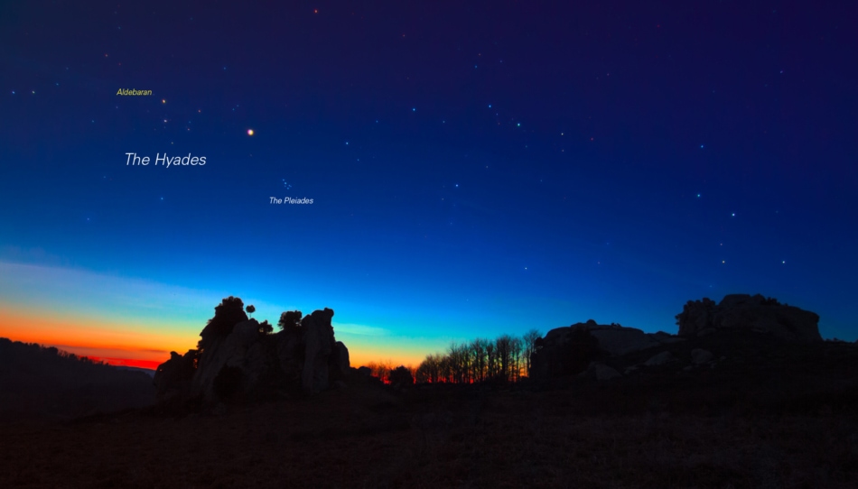 The Five Daughters of Atlas - The Hyades Star Cluster - Farmers ...