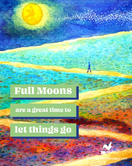 16 Full Moon Rituals To Relax And Restore - Farmers' Almanac