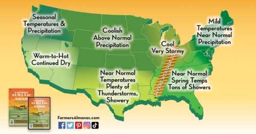 Spring 2023 Weather Forecast - Farmers' Almanac