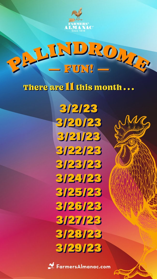 When Is the Next Palindrome Date? - Farmers' Almanac