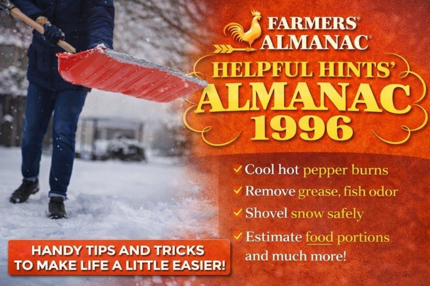 Helpful Hints & Household Wisdom from the 1996 Farmers’ Almanac ...
