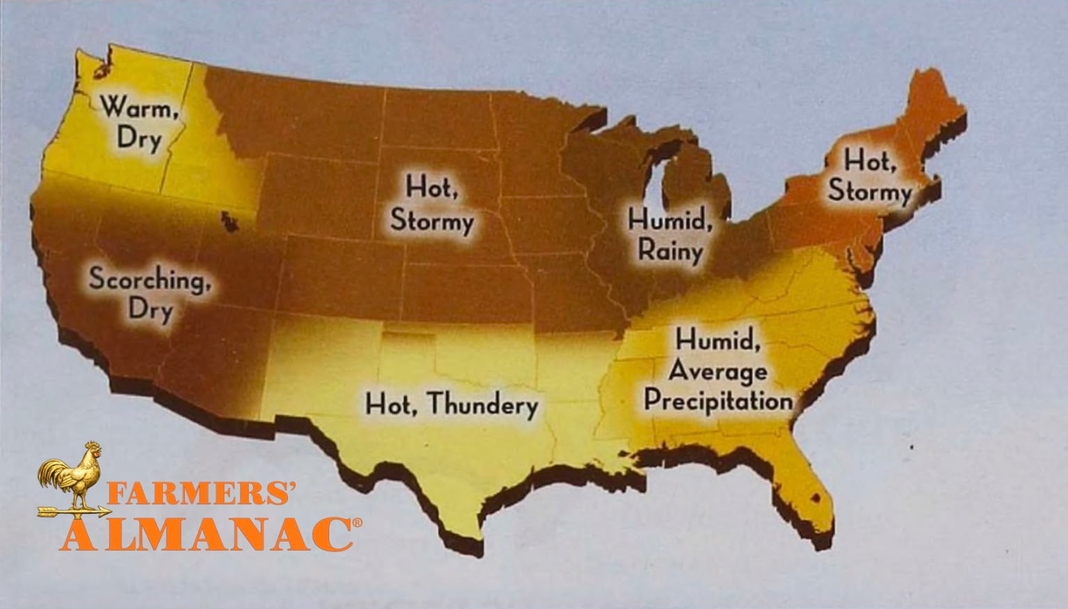 2026 Summer Weather Forecast - Farmers' Almanac - Plan Your Day. Grow ...